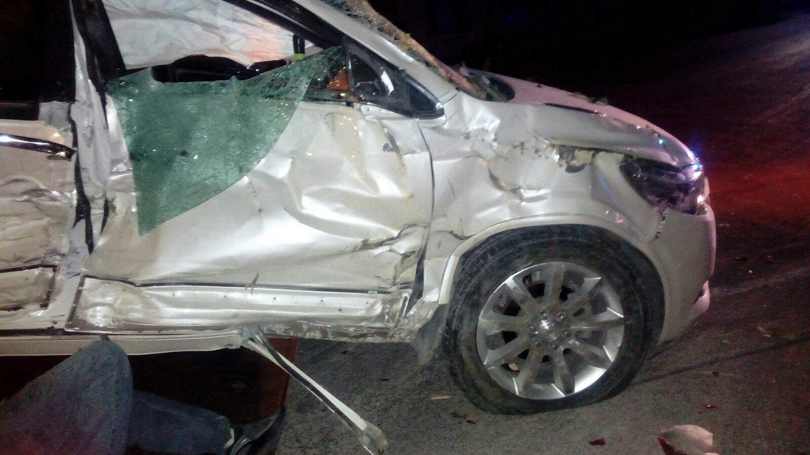 Accidente vial provocado por un borracho deja dos heridos | Telediario ...