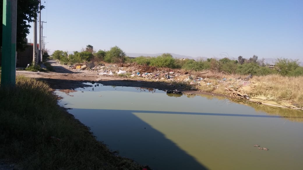 Aguas negras y basura han formado una laguna en Fraccionamiento ...
