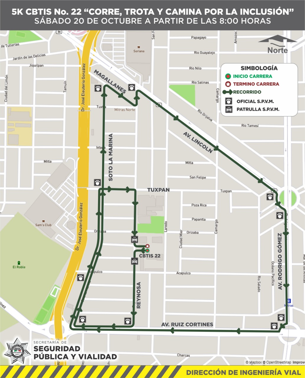 Anuncian cierres viales por carreras deportivas en Monterrey | Telediario México