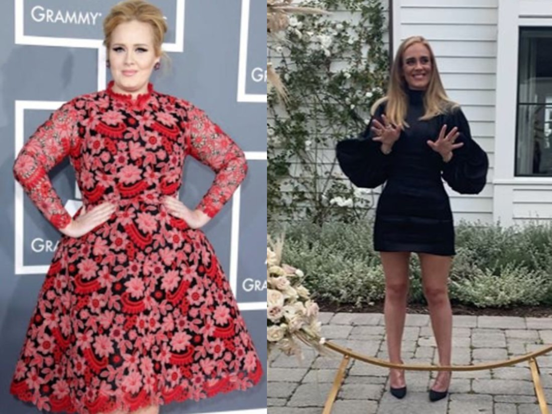 Adele publica foto en la que luce más delgada que nunca y sorprende a ...