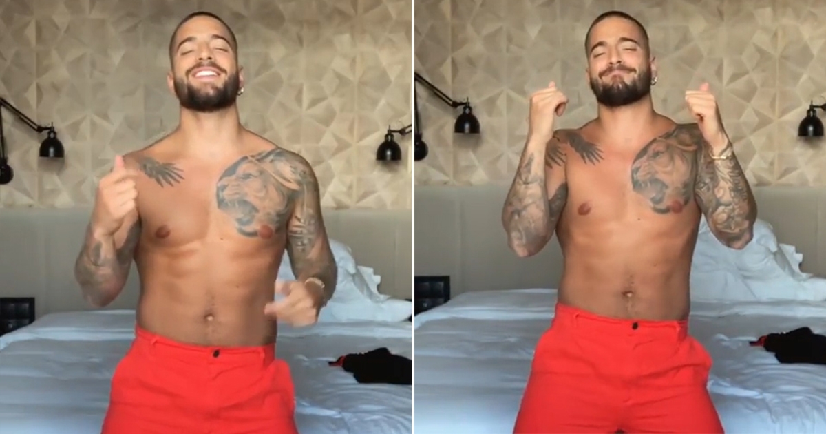 Maluma hace REBOTAR sus glúteos y eleva la temperatura en las redes ...