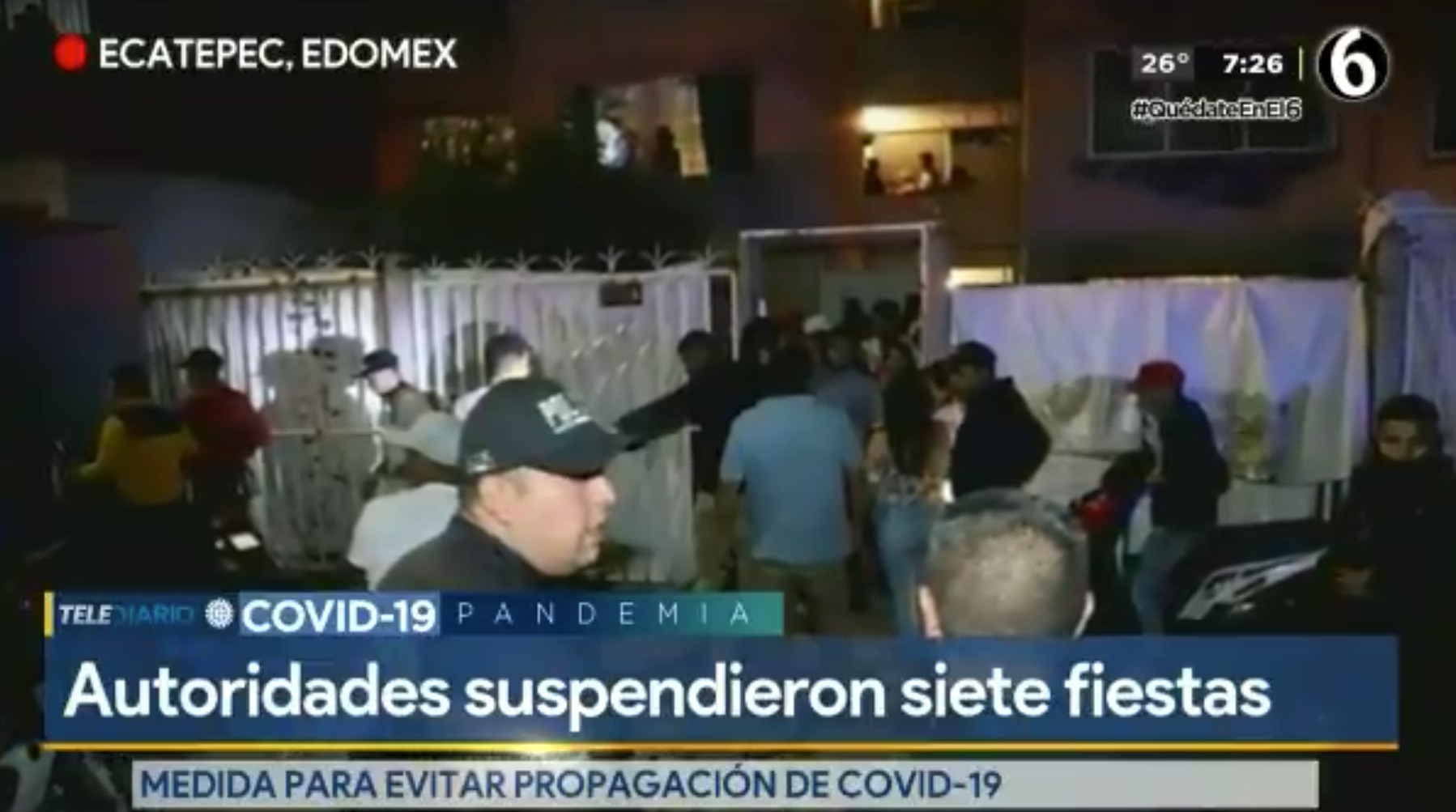 Siete fiestas clandestinas fueron desmanteladas en Ecatepec ...