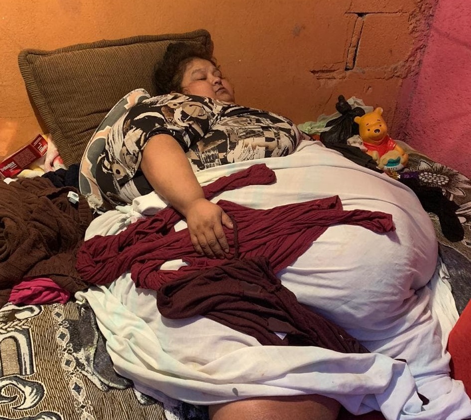 Mujer de 250 kilos pide ayuda para medicamentos y alimentos ...