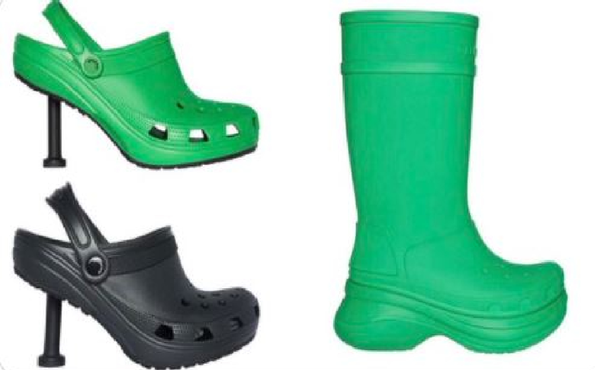 ¡Creías haberlo visto todo! Balenciaga lanza Crocs con tacón ...