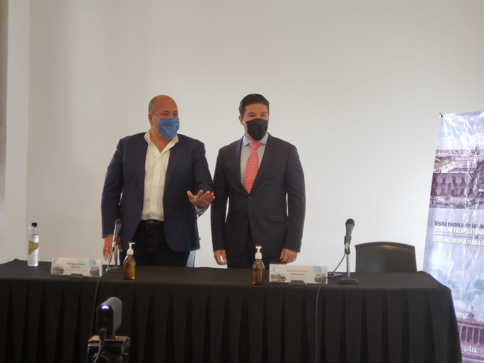 Alfaro comparte su estrategia de coordinación metropolitana con Samuel García | Telediario México