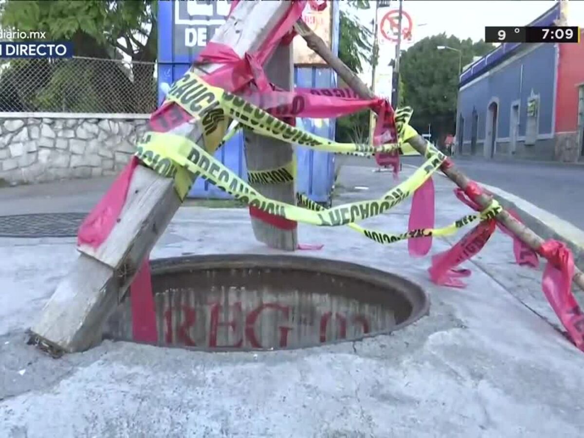 Dónde Y Cómo Reportar Registros Sin Tapa En Puebla Telediario México