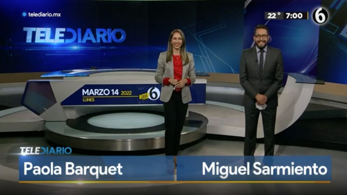 Telediario con Miguel Sarmiento y Paola Barquet, 14 de marzo de 2022| Telediario México