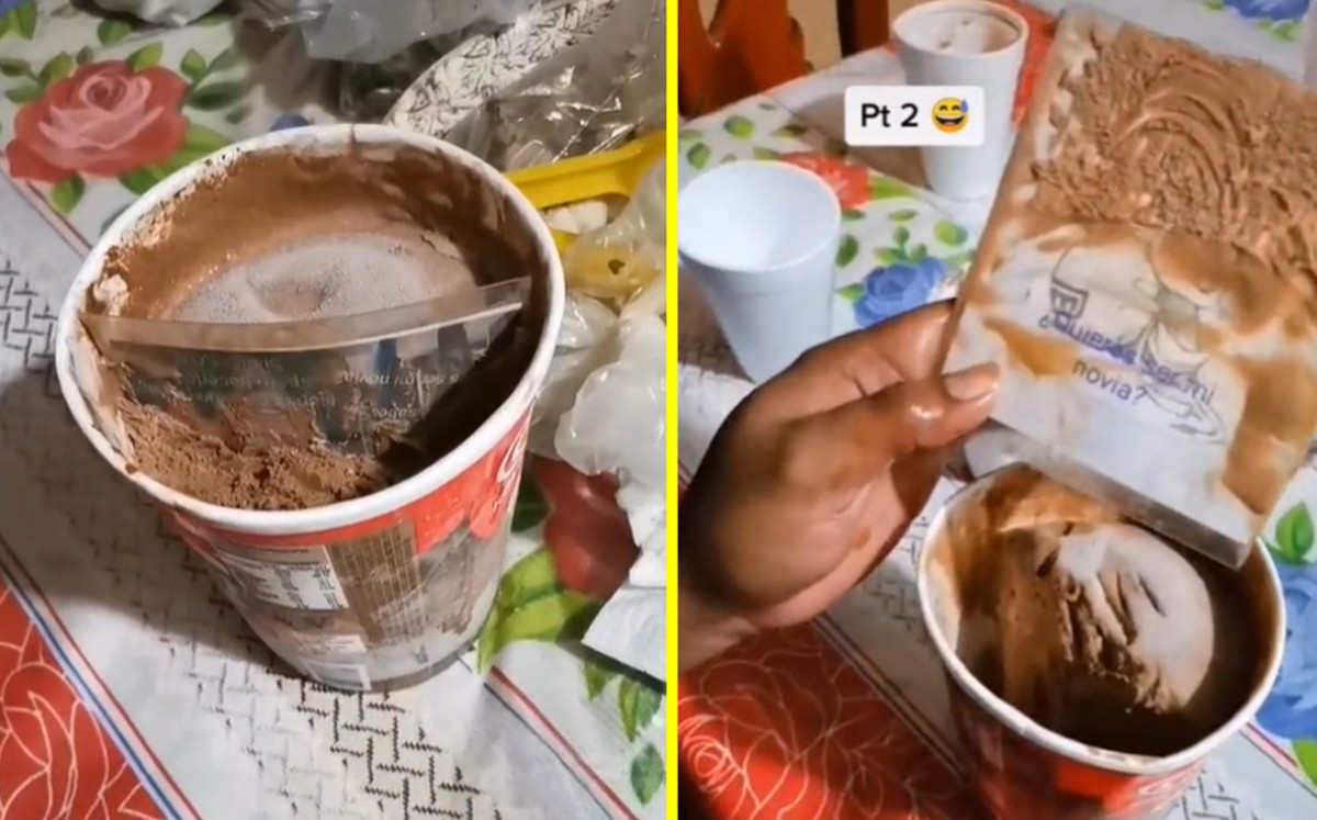 Descubre que se le declararon un mes después con un bote de helado ...