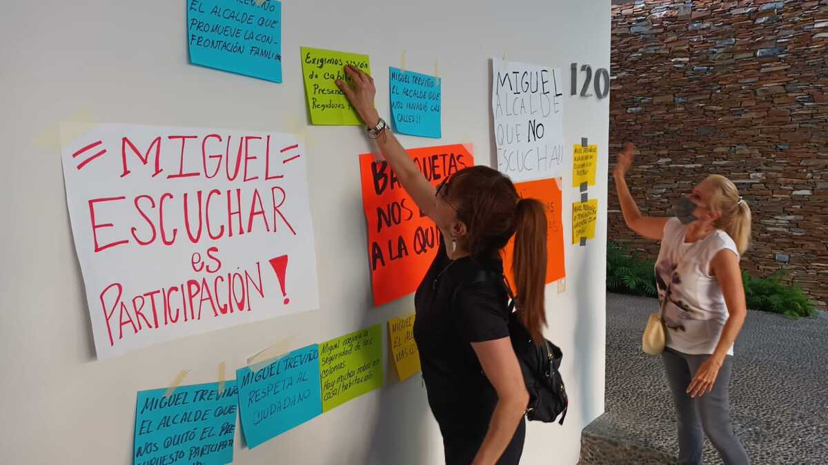 Vecinos de San Pedro protestan afuera de casa del alcalde| Telediario ...