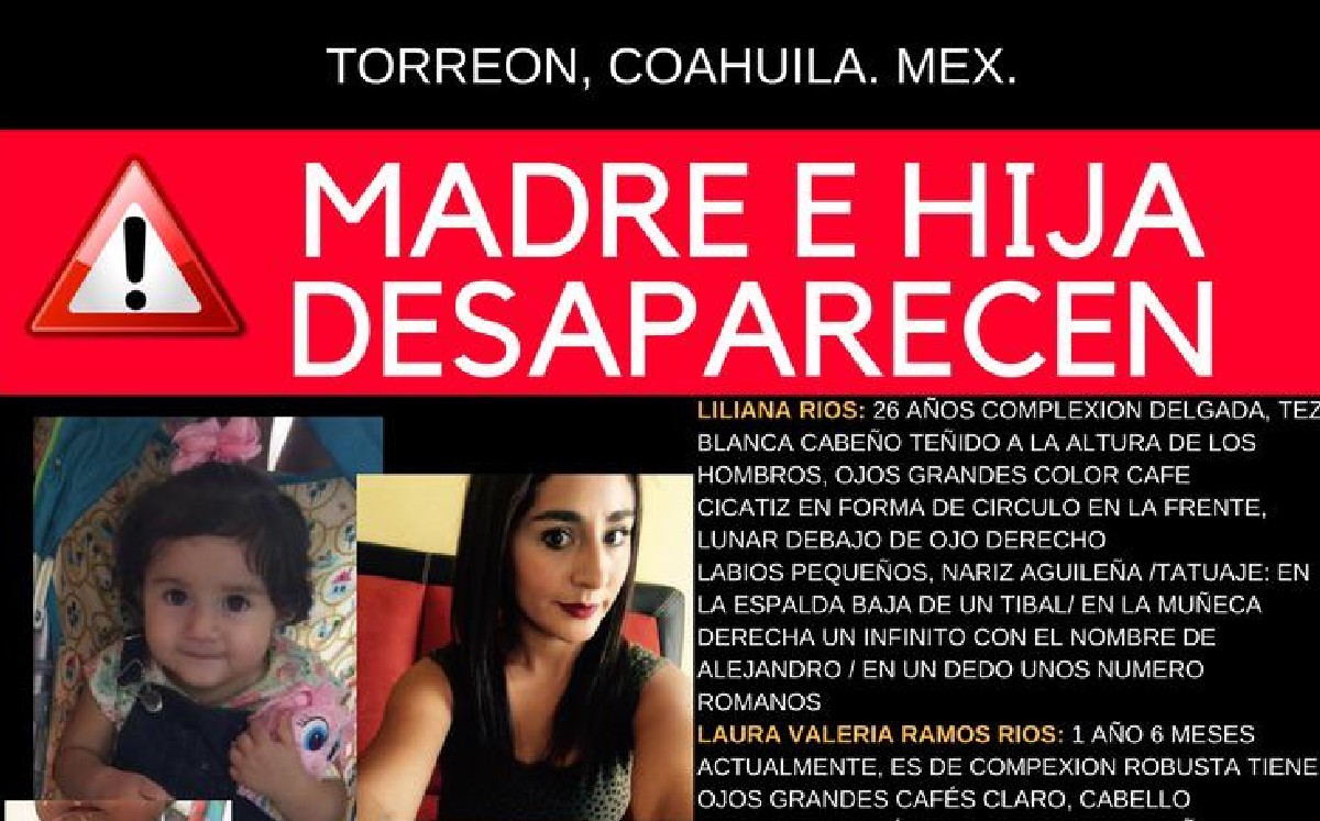 Torreón. Familiares piden ayuda de para localizar a madre e hija| Telediario México