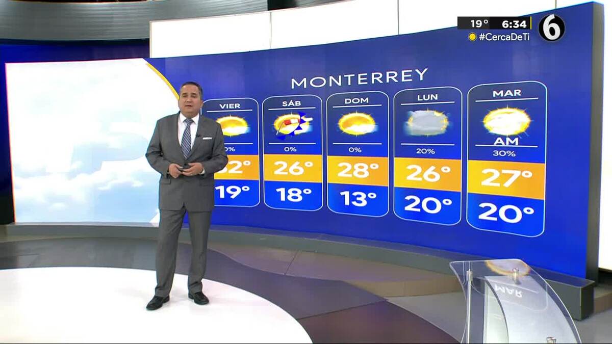Clima en Monterrey de HOY jueves 3 de noviembre| Telediario México