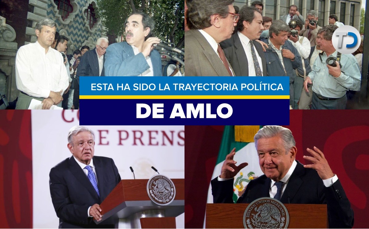 AMLO y su trayectoria política del PRI a Morena| Telediario México