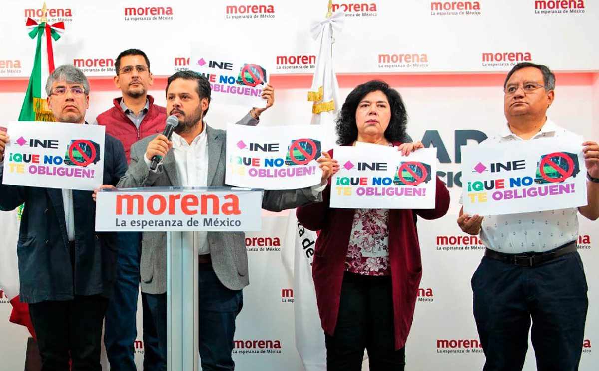 Morena denuncia que alcaldes de oposición acarrean a marcha por INE| Telediario México