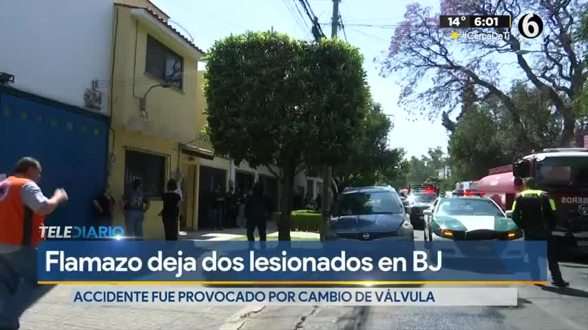Flamazo deja dos personas lesionadas en la Benito Juárez| Telediario México