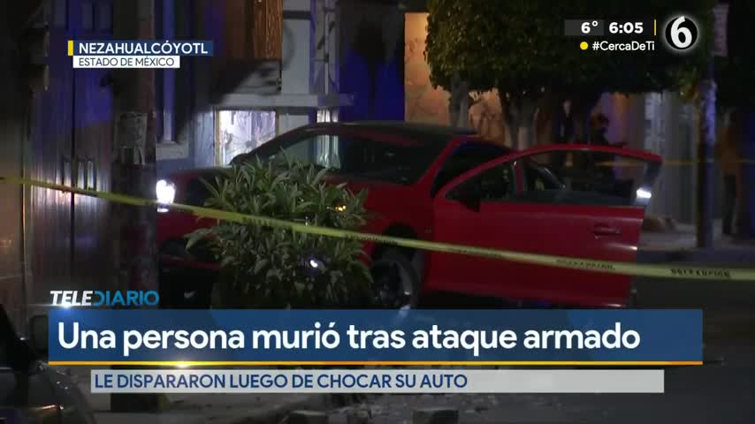 Ataque armado deja un muerto en Nezahualcóyotl| Telediario México