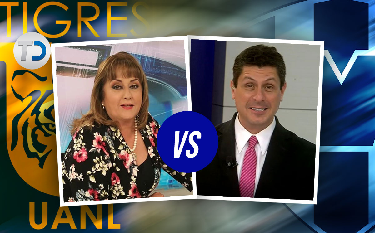 Luis Carlos Ortiz y María Julia se desean suerte por Rayados y Tigres ...