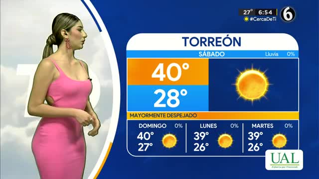 Pronóstico Del Tiempo Para Laguna 23 De Junio De 2023 Telediario México
