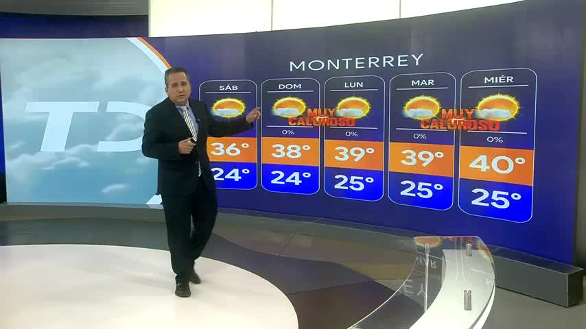 Clima en Monterrey: prevén temperaturas de 40 grados esta semana| Telediario México