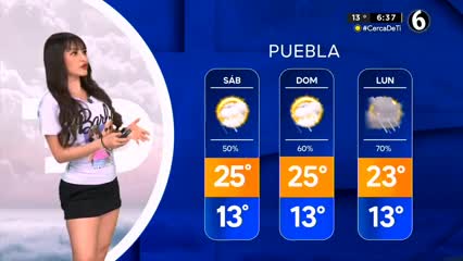 Pronóstico del tiempo para Puebla, 21 de julio de 2023| Telediario México