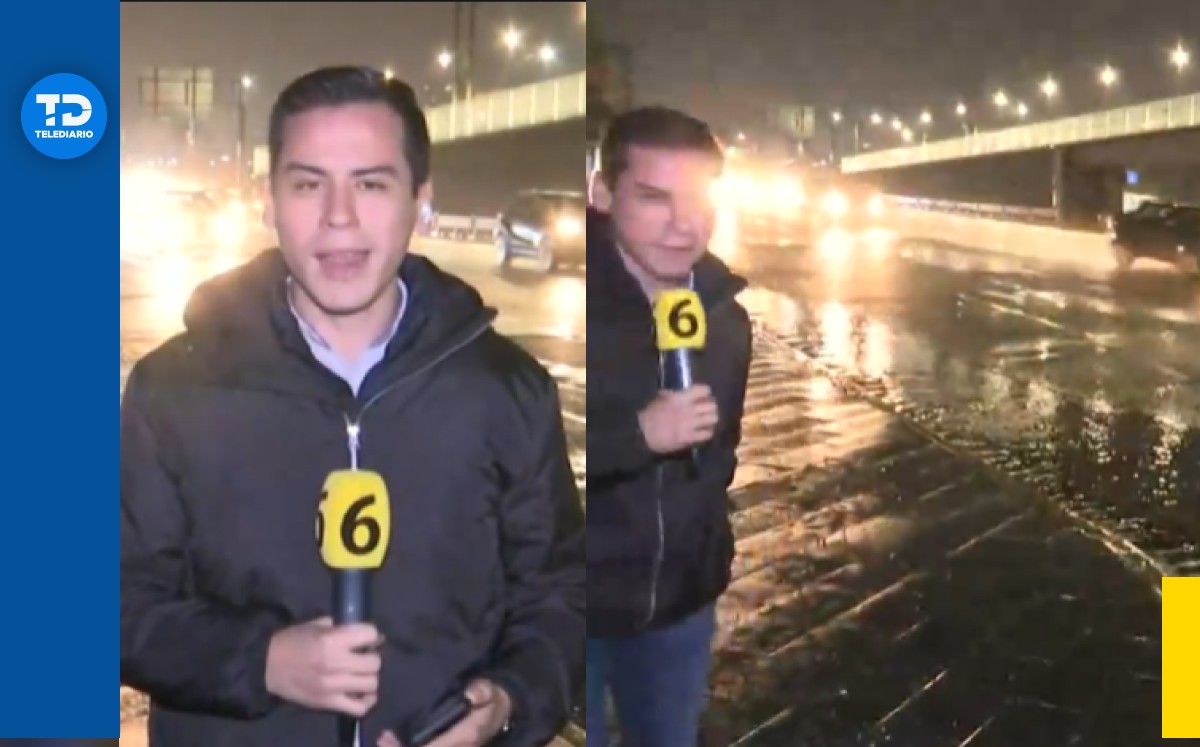 Mojan a reportero de Telediario Monterrey en transmisión en vivo ...