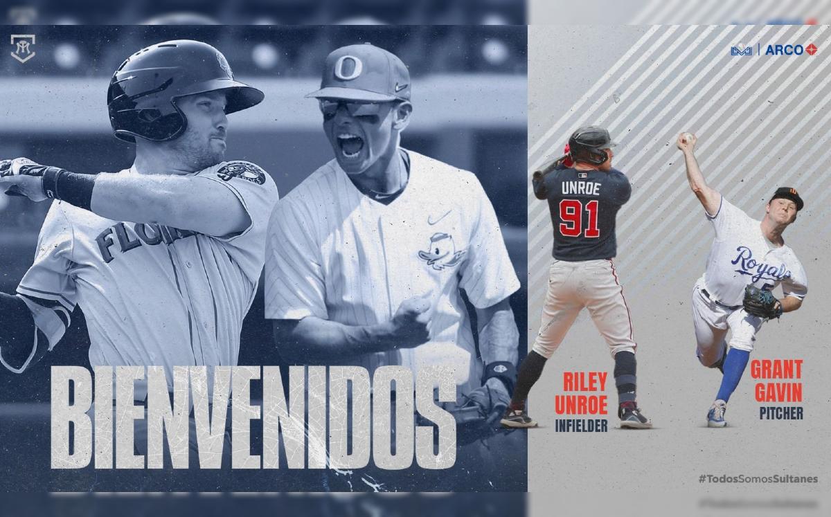 Sultanes anuncia a Grant Gavin y Riley Unroe como refuerzos| Telediario ...