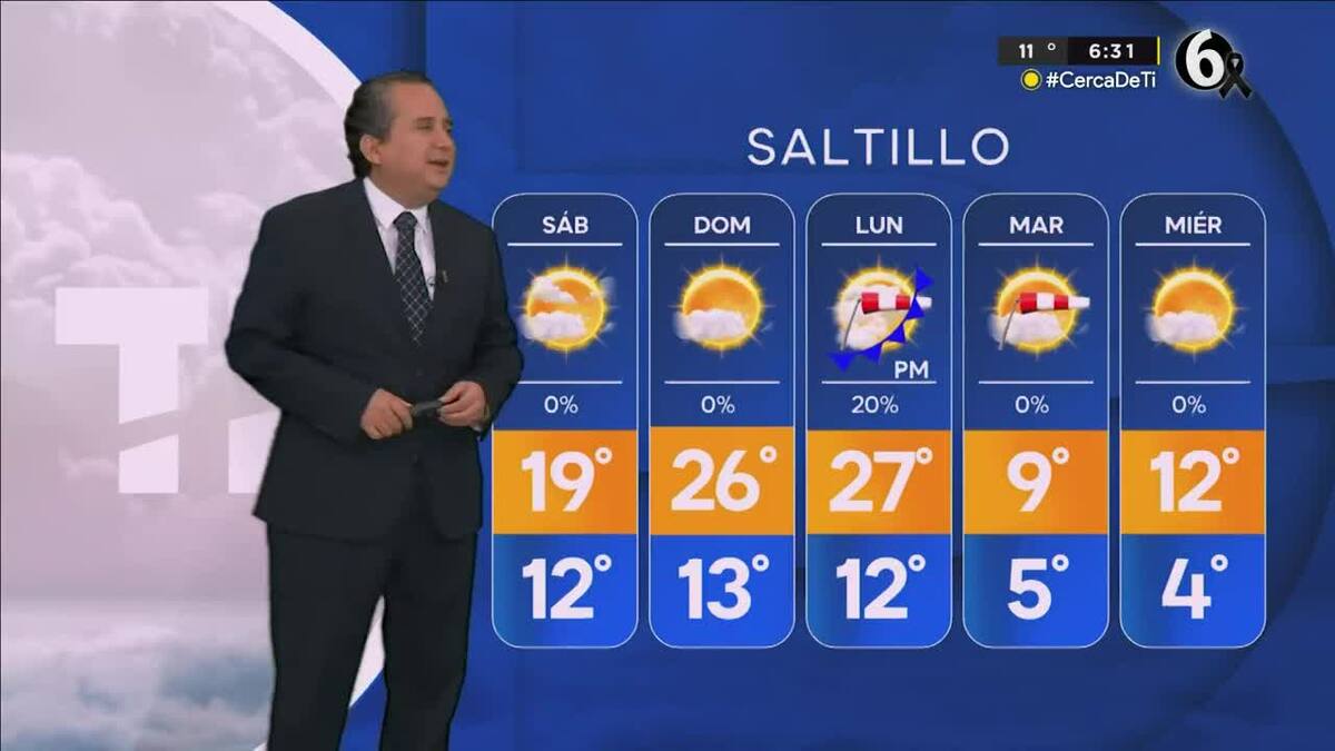 Pronóstico del tiempo para Saltillo, 17 de noviembre de 2023 ...