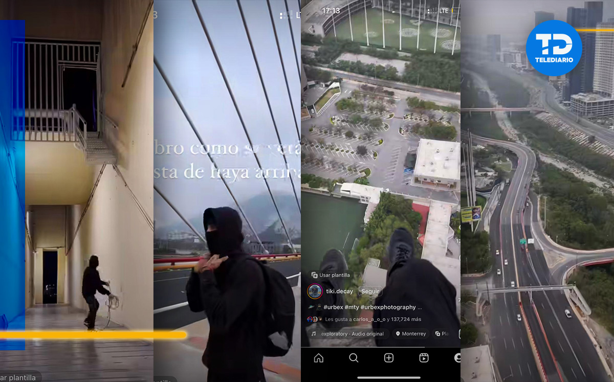 Hombre sube Puente Atirantado de Monterrey, así es la vista | VIDEO ...