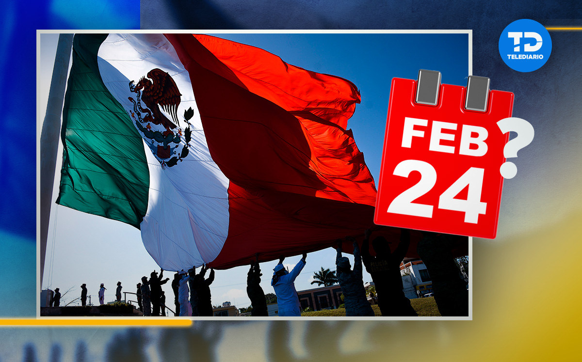 Dia de la Bandera: ¿El 24 de febrero es festivo?| Telediario México