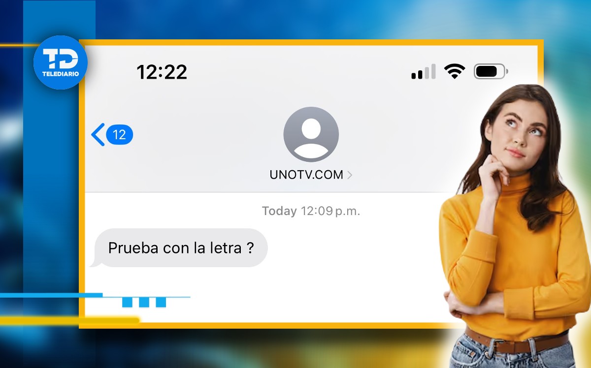 UNOTV manda extraño mensaje de texto| Telediario México