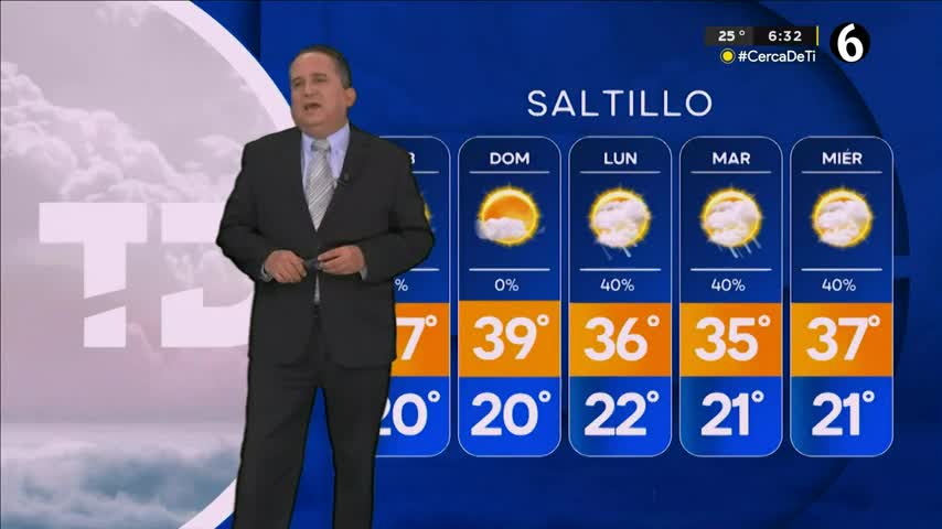 Pronóstico del tiempo para Saltillo, 24 de mayo de 2024| Telediario México