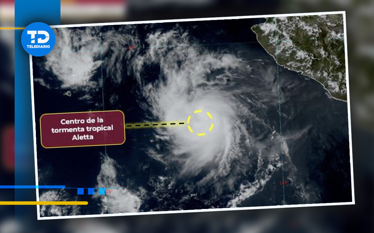 Tormenta Tropical Aletta: Trayectoria y qué estados afecta| Telediario México