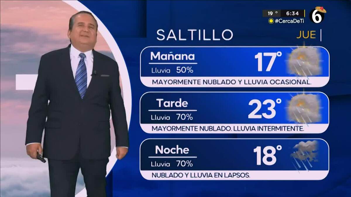 Pronóstico del tiempo para Saltillo, 05 de septiembre de 2024 ...