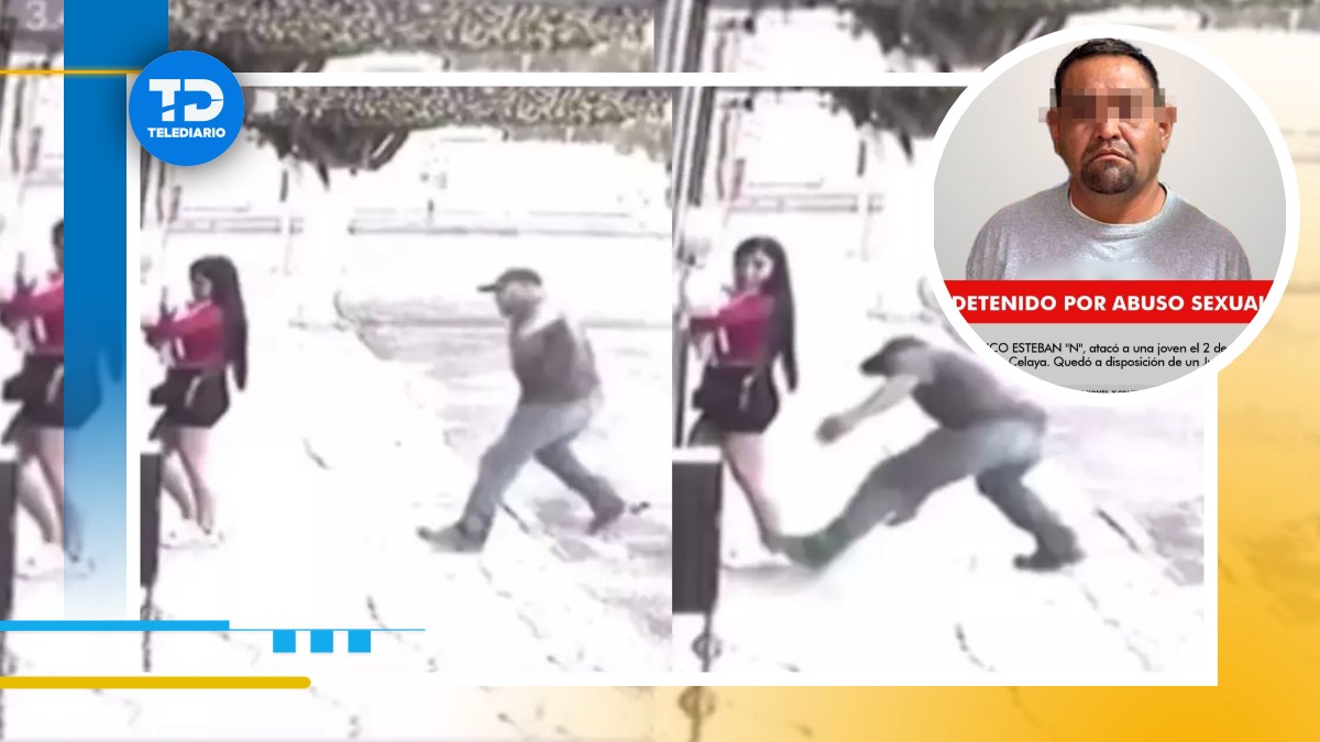 Celaya: Detienen a hombre que intentó morder pompi de mujer| Telediario México